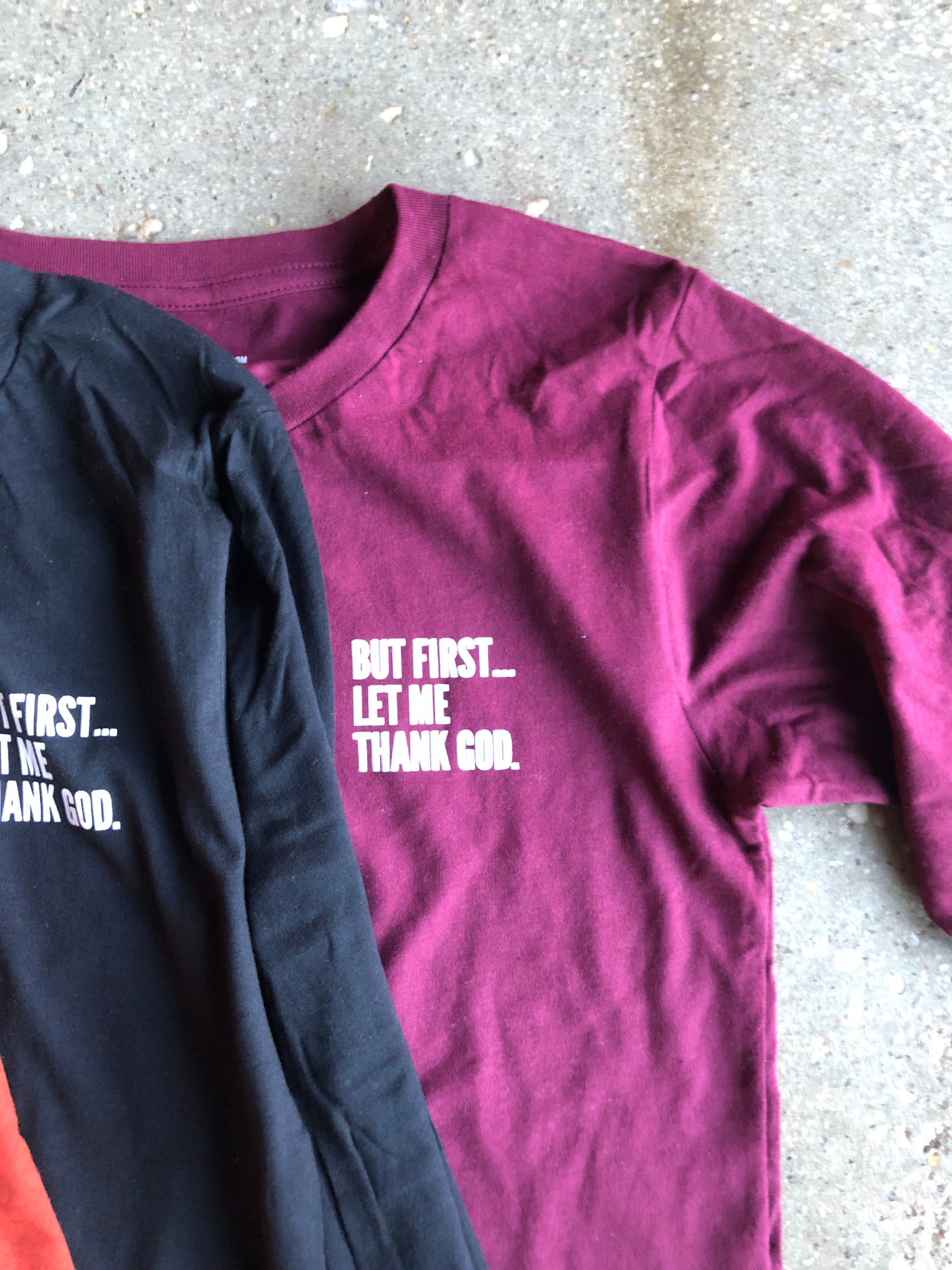 But First... Pocket Adult Long-sleeve Shirt – Beacon Threads